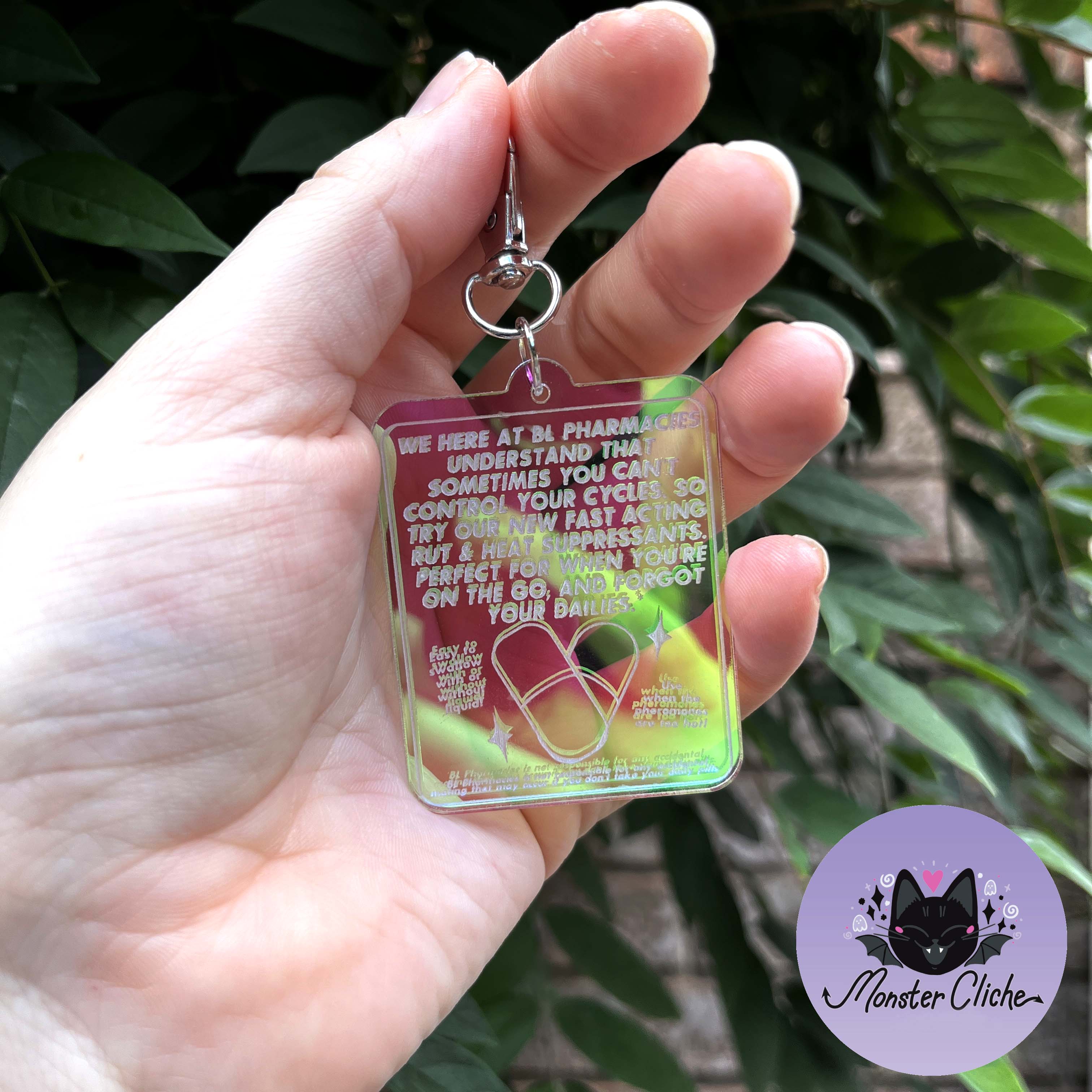 Omegaverse Safe Heat & Rut PSA Keychain – Monster Cliche