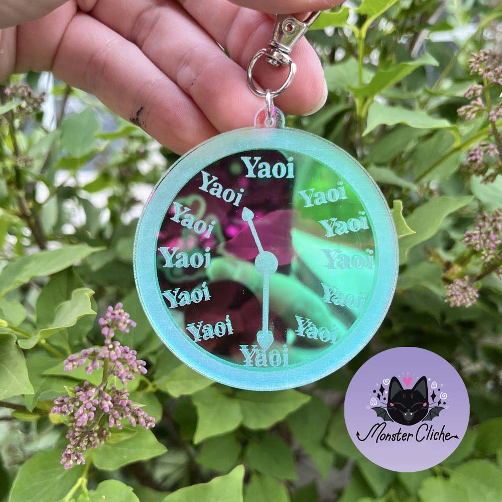 I wonder what time it is! Yaoi Clock Keychain – Monster Cliche